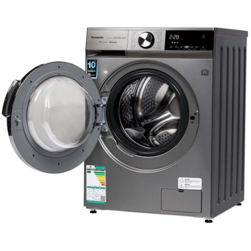 Shop Panasonic Front Load Washer Dryer 12kg - 8kg Inverter, Dark Silver - NA-S24ML1LKW in Kuwait ...